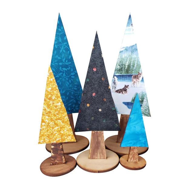 Assorted Tree Stands Cutout -Individual Base – EZPZ PAINT KITS